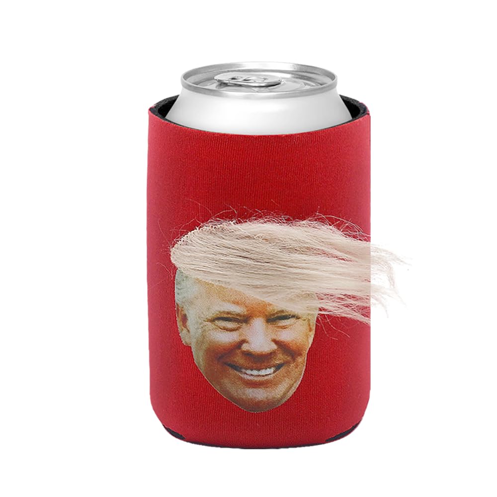 Amazon.com: Donald Trump Mugshot Can Sleeves Trump Supporter Can ...