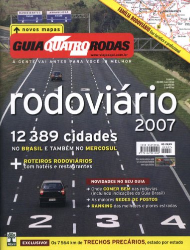 "Guia Rodoviario" Brazil Road Atlas in Portuguese by Quatro Rodas ...