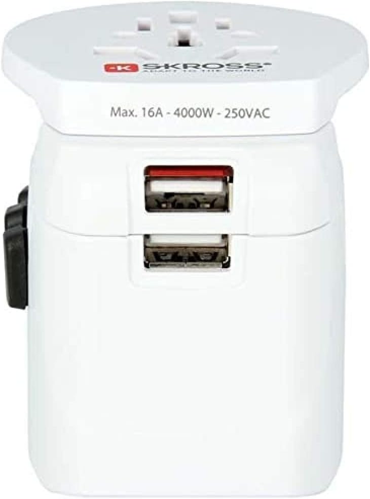 SKROSS 1500220 Country Travel Adapter - World to UK - White : Amazon.co ...