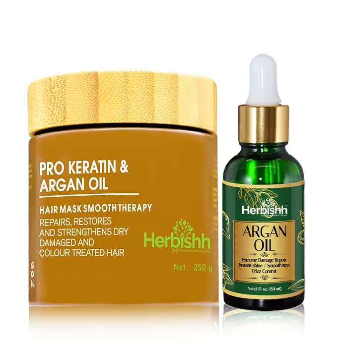 Amazon.com: Herbishh H2 Combo (Condition + Hair Treatment) Pro Keratin ...