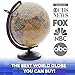 Amazon.com: 12 Inch World Globe with Metal Stand and Magnifying Glass ...