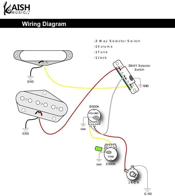 Snapklik.com : KAISH Heavy Duty 3 Way Guitar Pickup Lever Switch Pickup ...