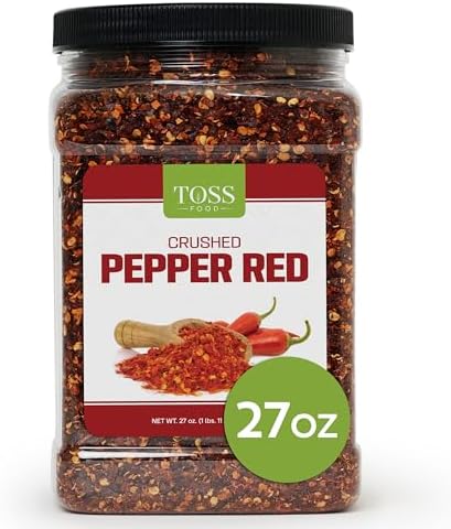 Amazon.com : TOSS Crushed Red Pepper Flakes, Red Chili Flakes Bulk ...