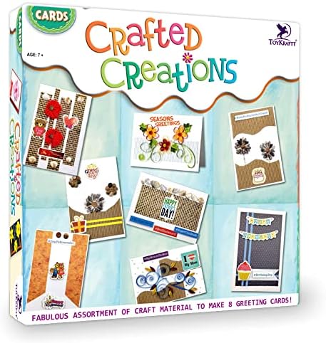Amazon.com: Toykraft: Greeting Card Making Kit for Kids, Arts & Crafts ...
