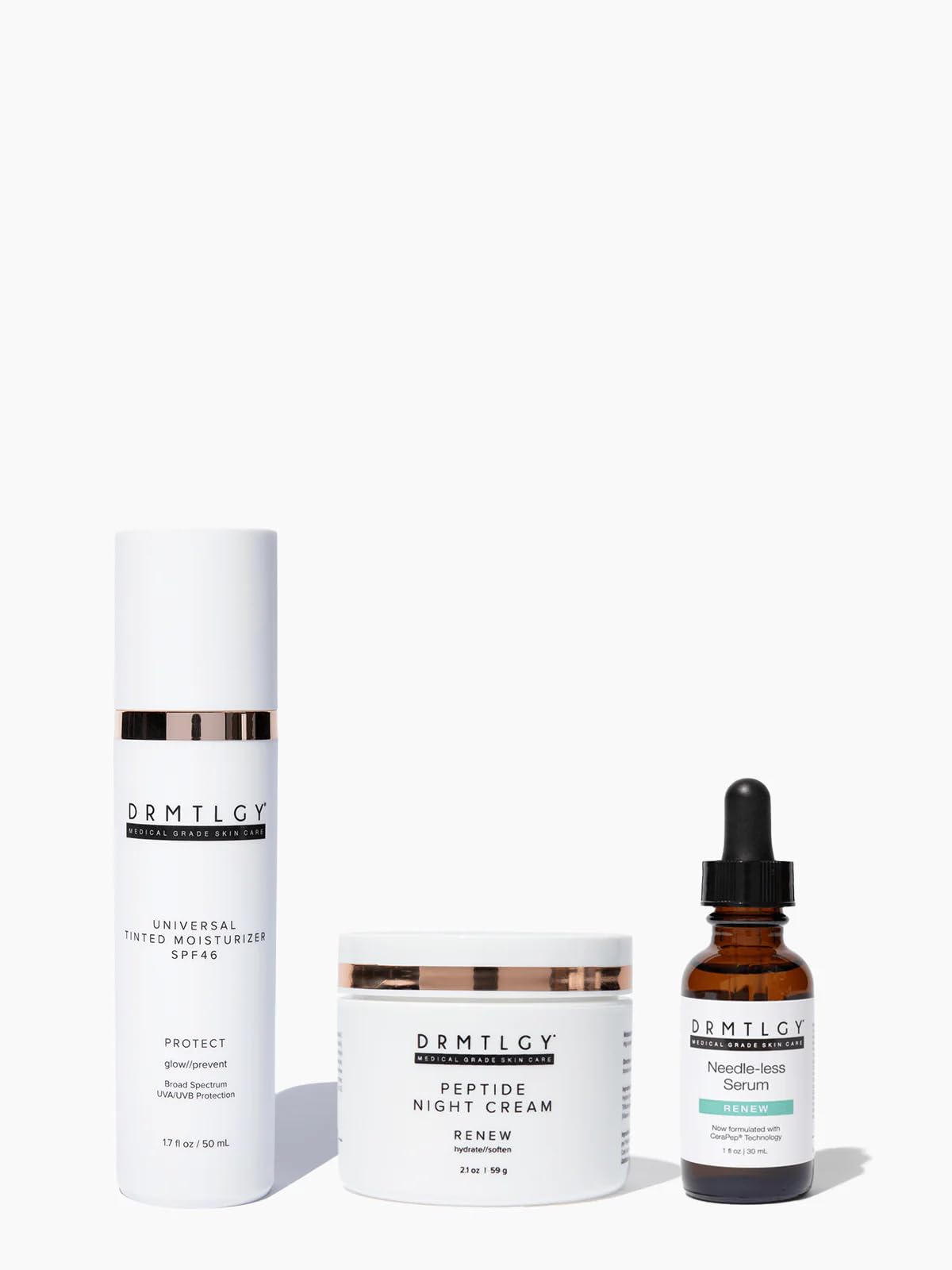 Amazon.com: DRMTLGY Anti-Aging Trio: Needle-less Serum, Tinted ...