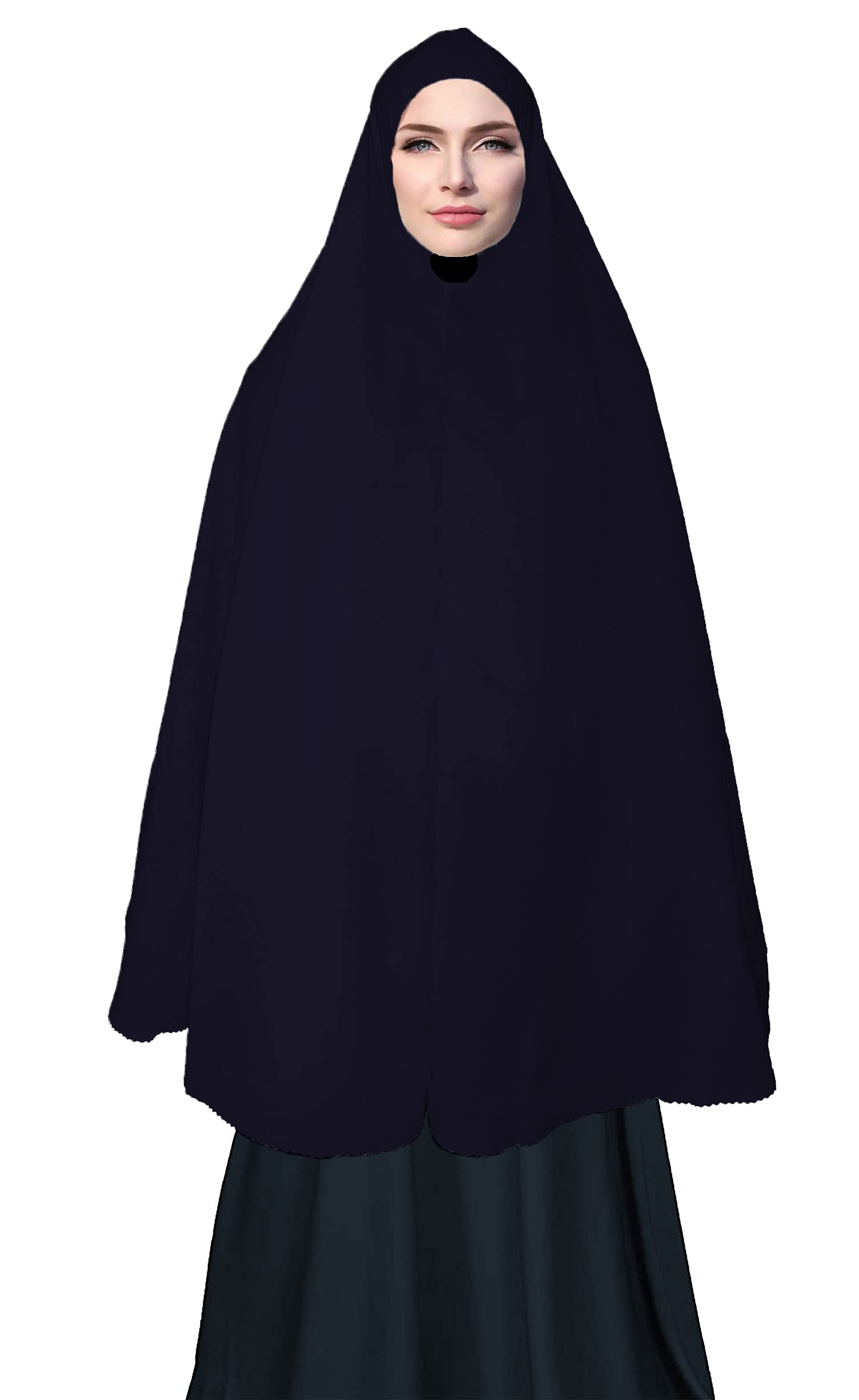 Buy khimar Dark Blue Extra Long 46 in Khimar Amira Hijab Hejab Abaya ...
