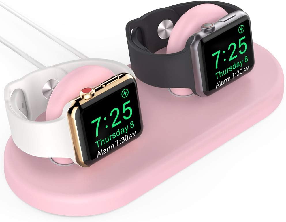 Amazon.com: Dual Charger Stand for Apple Watch Series 10 9 8 7 6 5 4 3 ...