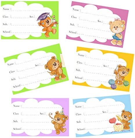 ISEE 360® Name Slip Stickers for Kids School Books Students Notebooks ...