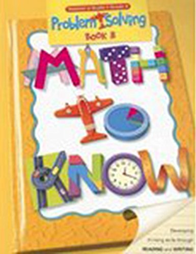Great Source Math to Know: Problem Solving Book Teacher's Edition Grade ...