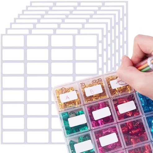 640 Self-Adhesive Small Tags: Address, Price, Removable, Spice, Over ...