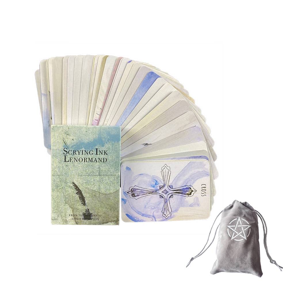 Amazon.com: Scrying Ink lenormand Tarot Card,with Bag,Card Game : Toys ...