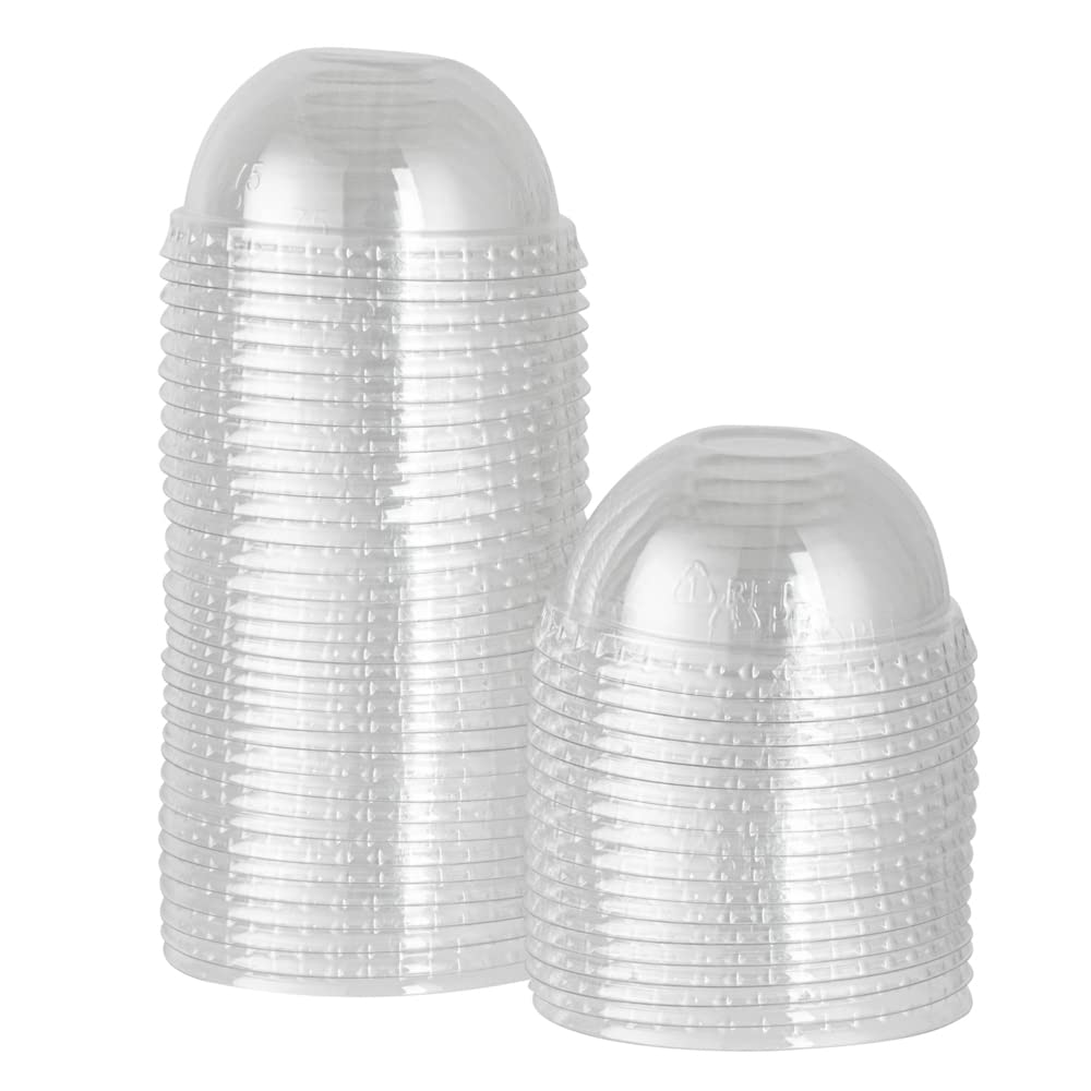 Amazon.com: LIDS ONLY: Dome-Shaped Lids, 50 Transparent Plastic Lids ...