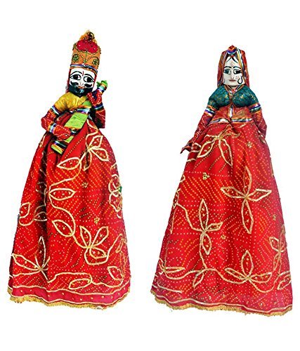 Buy HeeMo Wood Traditional Handcrafted Rajasthani Face String, Standard ...