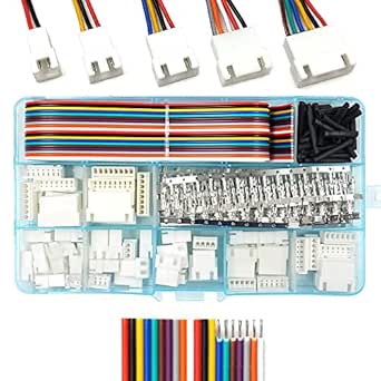 Amazon.com: XH 2.54mm Connectors Socket Pin Header and Ribbon Cables Wires Kit Compatible with ...