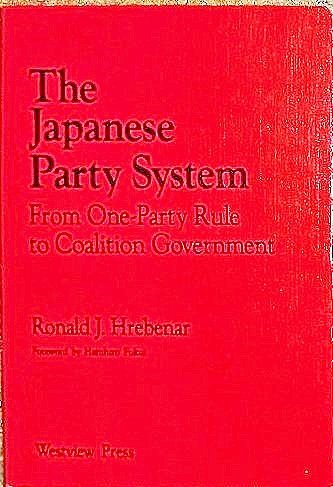 Amazon.com: The Japanese Party System: From One-party Rule To Coalition ...