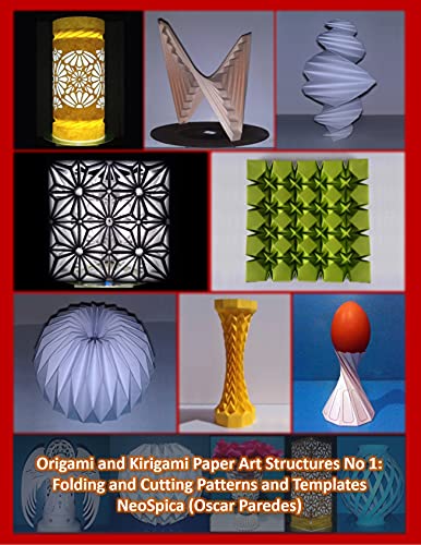 Origami and Kirigami Paper Art Structures No 1: Fold and Cut Patterns ...