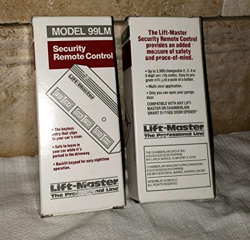 Snapklik.com : LiftMaster Model 99LM Security Remote Control