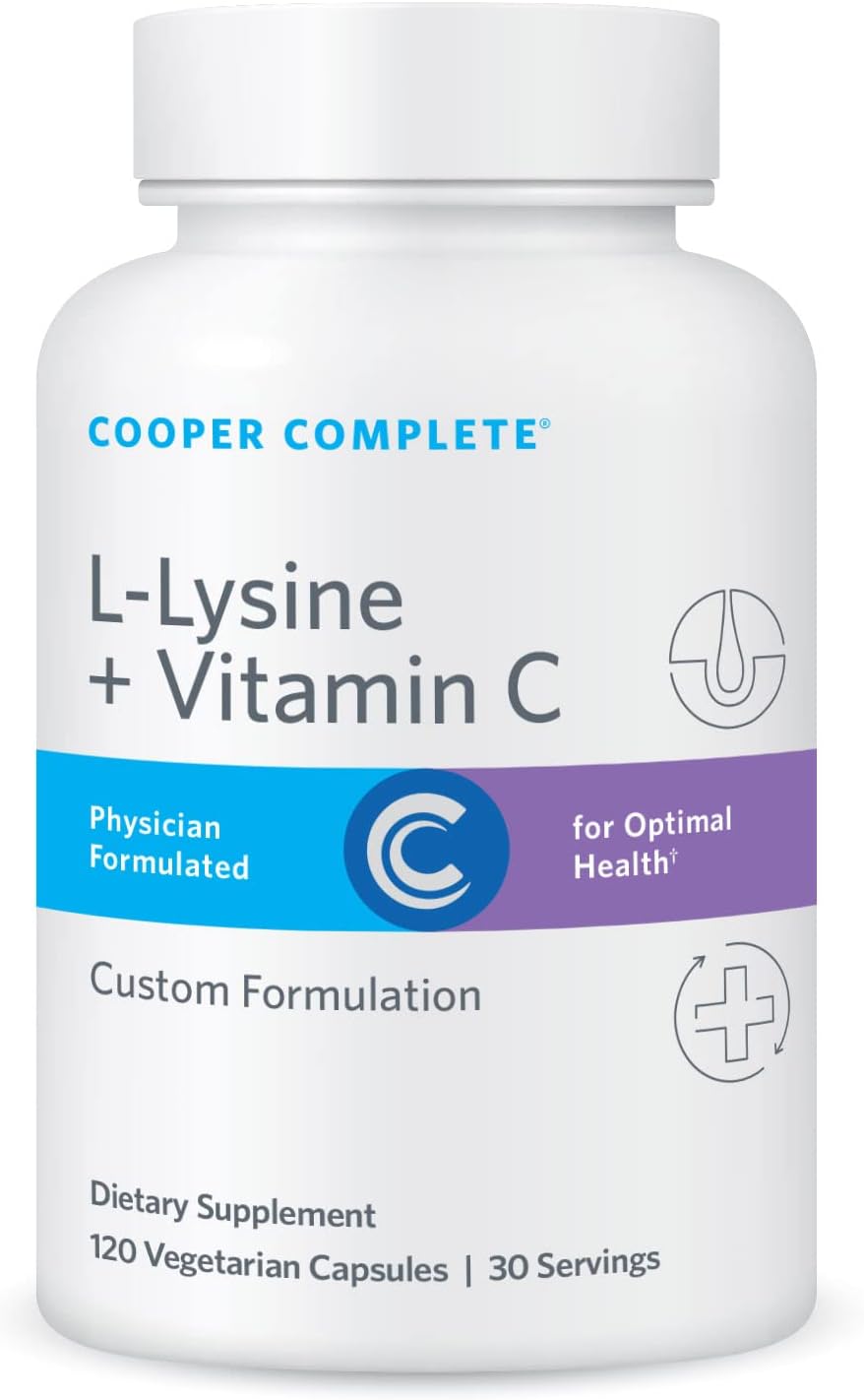 Amazon.com: L-Lysine Plus 2000 ng Vitamin C Supplement - Pack of 1. 120 ...