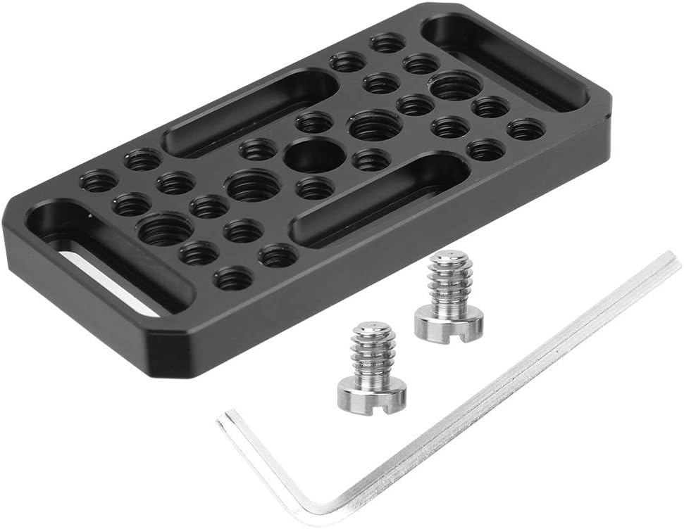 SMALLRIG Cheese Plate with 1/4 and 3/8 Threads for DSLR Camera Rig ...