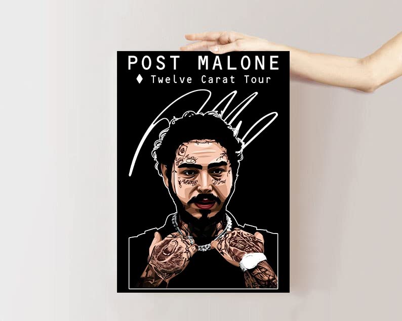 Post Malone The Twelve Carat Tour Poster, Post Malone Poster, Twelve Carat Tour Post Malone Poster