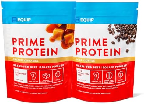 Amazon.com: Equip Foods Prime Protein Powder - Salted Caramel & Iced ...