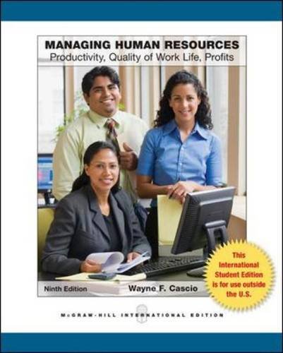 Managing Human Resources - Cascio, Wayne F. - Amazon.de: Bücher