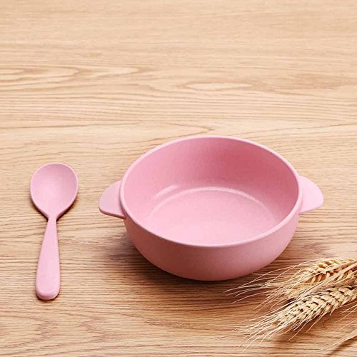 Beihe Wheat Straw Plastic Tableware Set Children Bowl Dinnerware Set ...