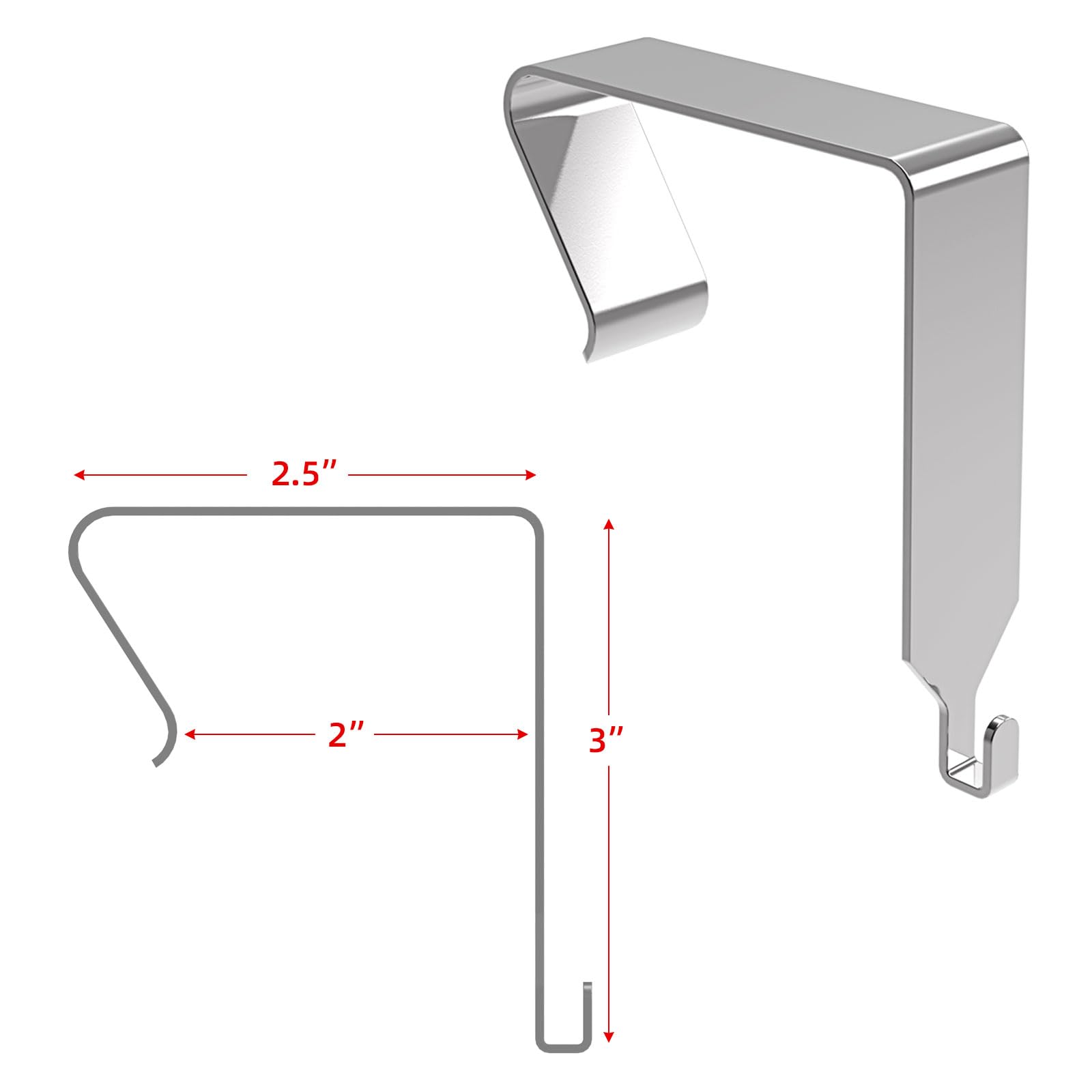 Snapklik.com : KOPKIO 6 Pcs Office Cubicle Hook Over Door Hanger ...