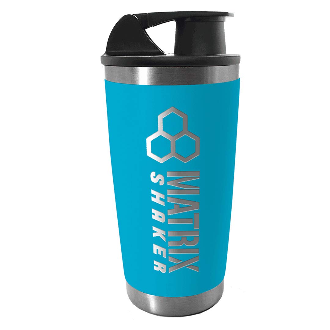 Buy Matrix Shaker 20oz Stainless Steel Blender Cup Bottle Insulated ...