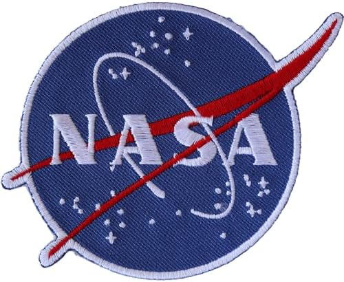 Amazon.com: NASA Logo Space Explorer Embroidered Applique Iron On Sew ...