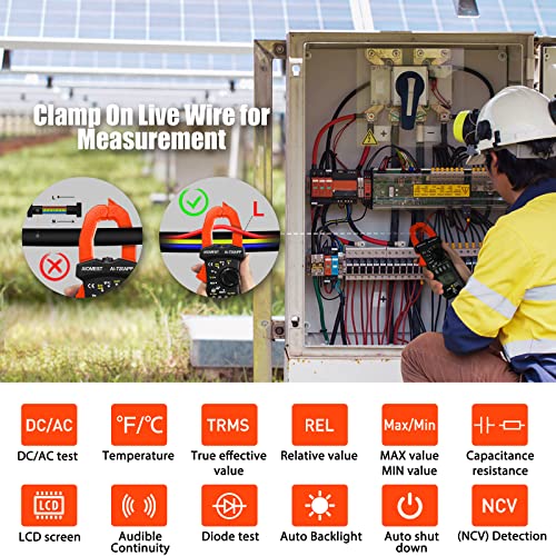 Snapklik.com : AIOMEST Bluetooth Digital Multimeter, AI-7200APP TRMS ...