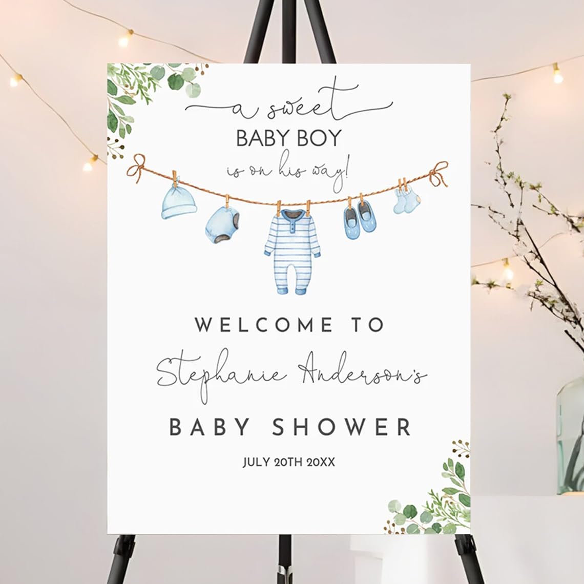 Baby Boy Sign