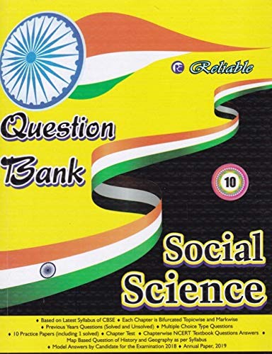 Reliable Question Bank Social Science (sst) for Class 10 (2019-2020 ...