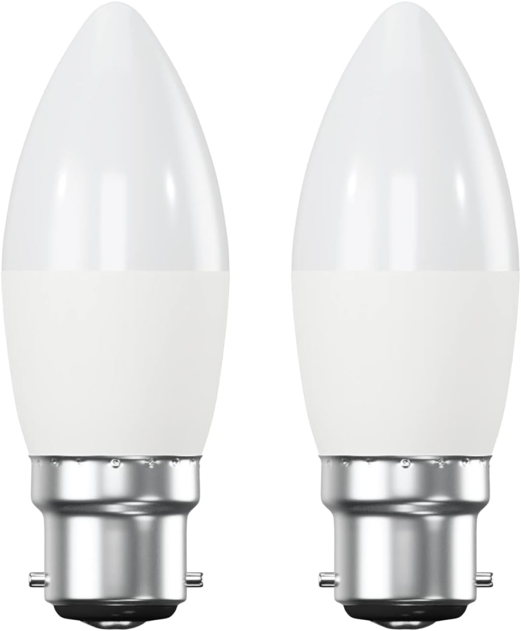 B22 Bayonet Cap Fitting LED Light Bulb 5.5W 40 Watt Equivalent, Energy ...