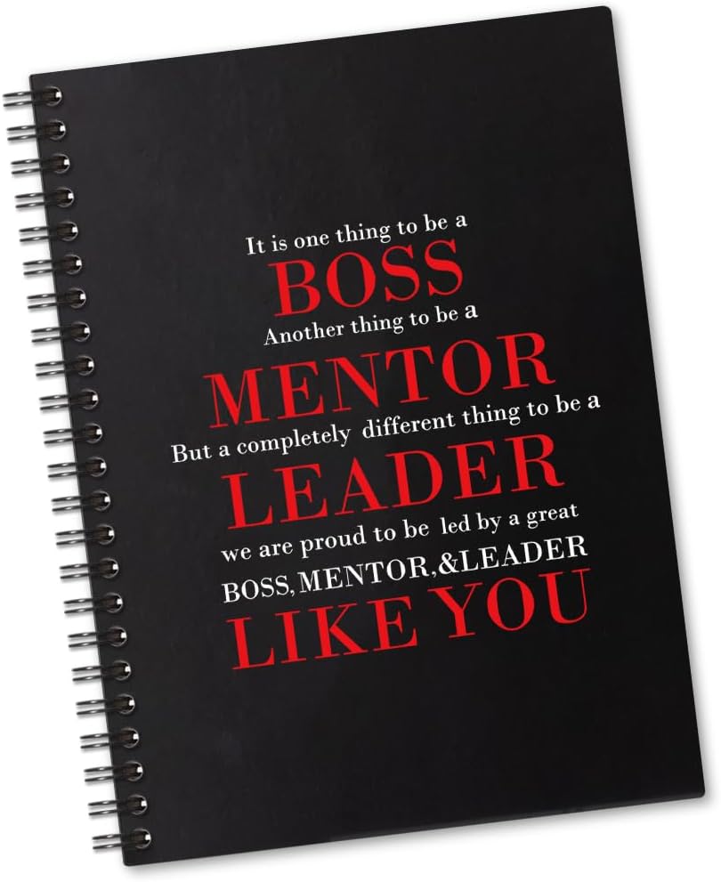 Amazon.com : Sixrip It Is One Thing to Be A Boss 160 Blank Pages Spiral ...