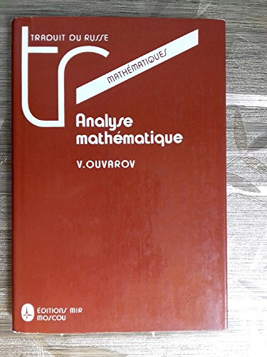Amazon.com: Analyse Mathématique: Books