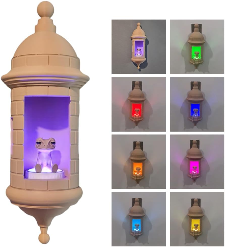 Puerto Rican garita Wall Coqui lamp Featuring Frog Light for Indoor and ...