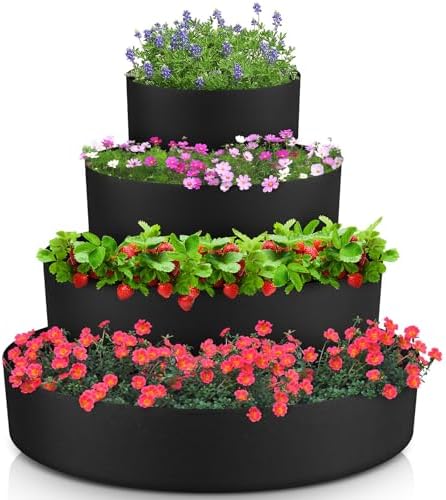Amazon.com : GURNEY'S - Grow Tub® Tiered Strawberry Planter - 3 Tiers ...