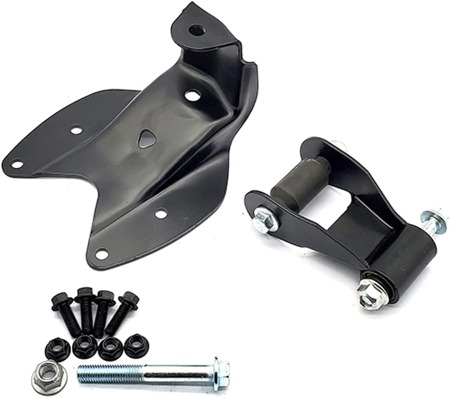 Amazon.com: Rearward Leaf Spring Shackle and Bracket Hanger Set LH & RH ...