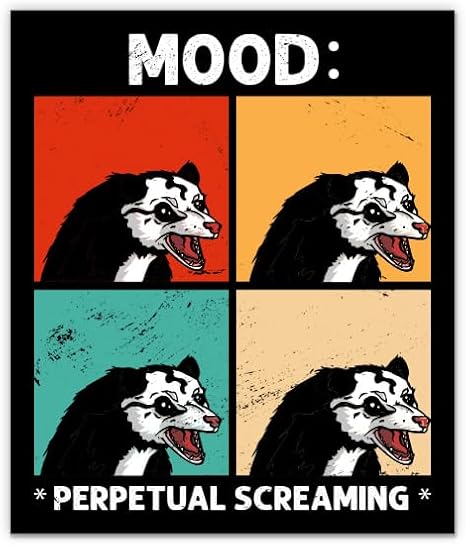 Amazon.com - Mood Perpetual Screaming Sticker - 3" Laptop Sticker ...