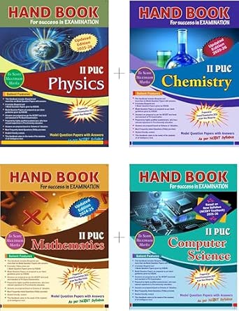 Success Line 2nd PUC Handbook - PHYSICS+CHEMISTRY+MATHEMATICS+ Computer ...