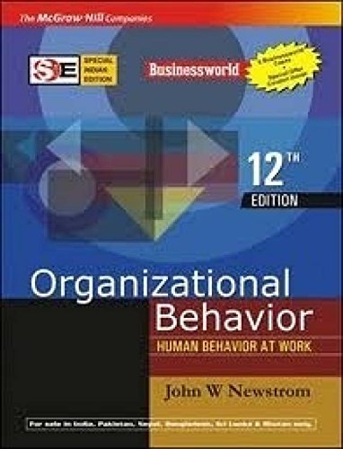 Organizational Behavior: Newstrom: 9780070635524: Amazon.com: Books
