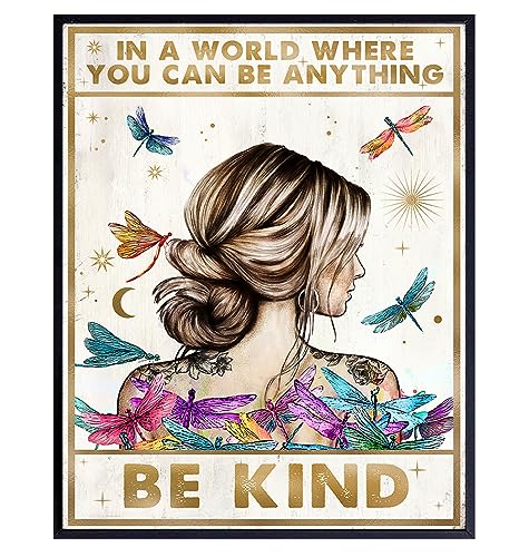 Amazon.com: Be Kind Wall Decor for Women - positive Affirmations ...