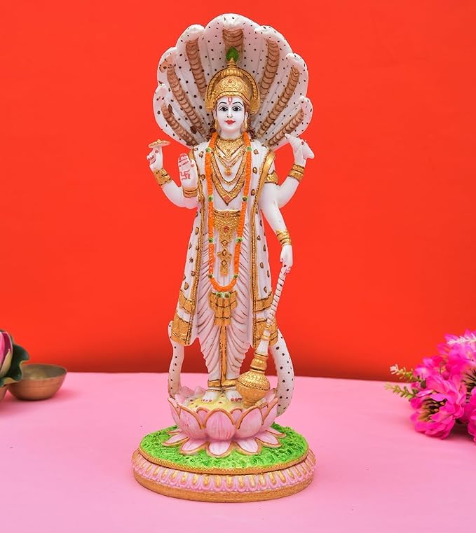 Buy soni craft Eastern Hindu God Vishnu Decorative Statue Narayana The ...