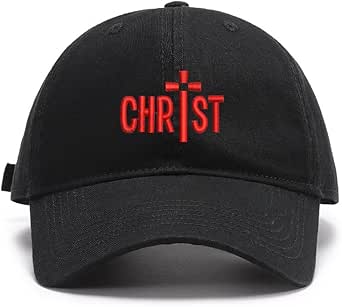 Men's Baseball Caps Embroidered Jesus Christ Washed Cotton Vintage Caps ...
