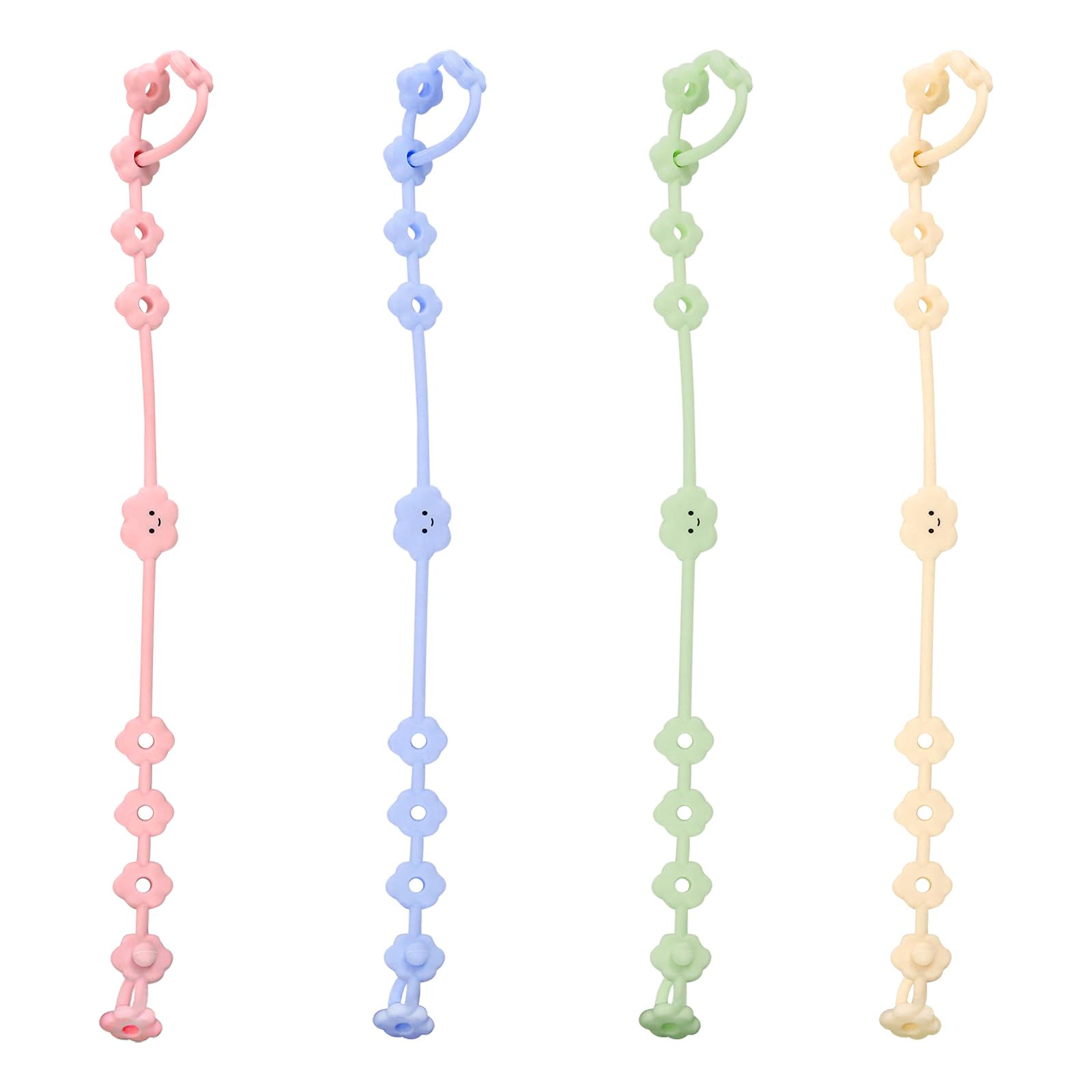 Amazon.com: Toy Straps for Baby, 6 Pack Adjustable Silicone Toy Safety ...