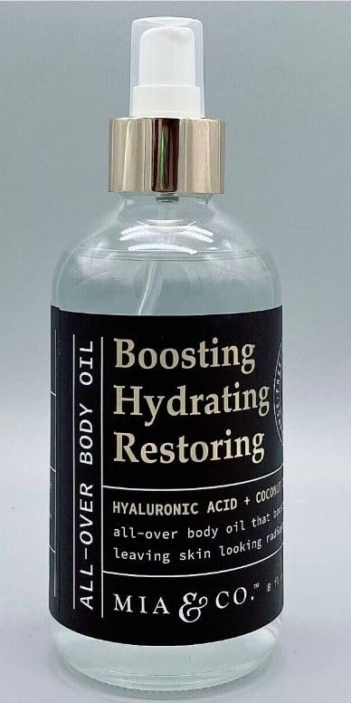 Amazon.com : Mia & Co. Hyaluronic Acid + Coconut Oil + Aloe All Over ...