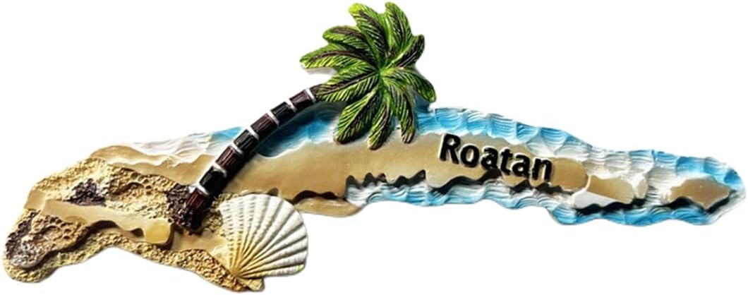 Amazon.com: Roatan Honduras Beach Refrigerator Magnet 3D Travel ...