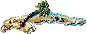 Amazon.com: Roatan Honduras Beach Refrigerator Magnet 3D Travel ...
