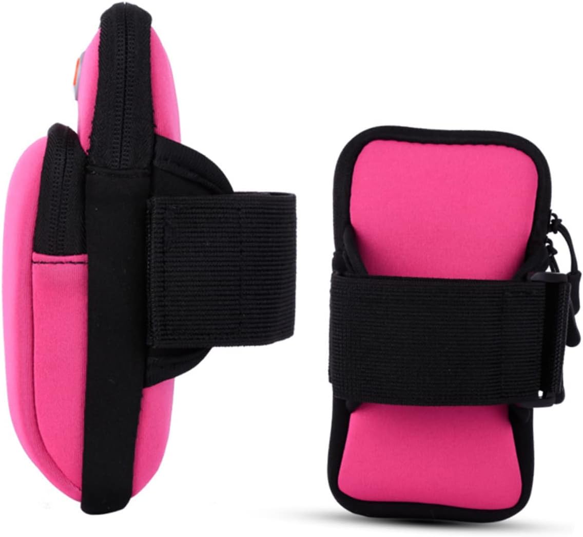 Amazon.com: DOITOOL Adjustable Sports Armband Pocket Earphone Hole ...